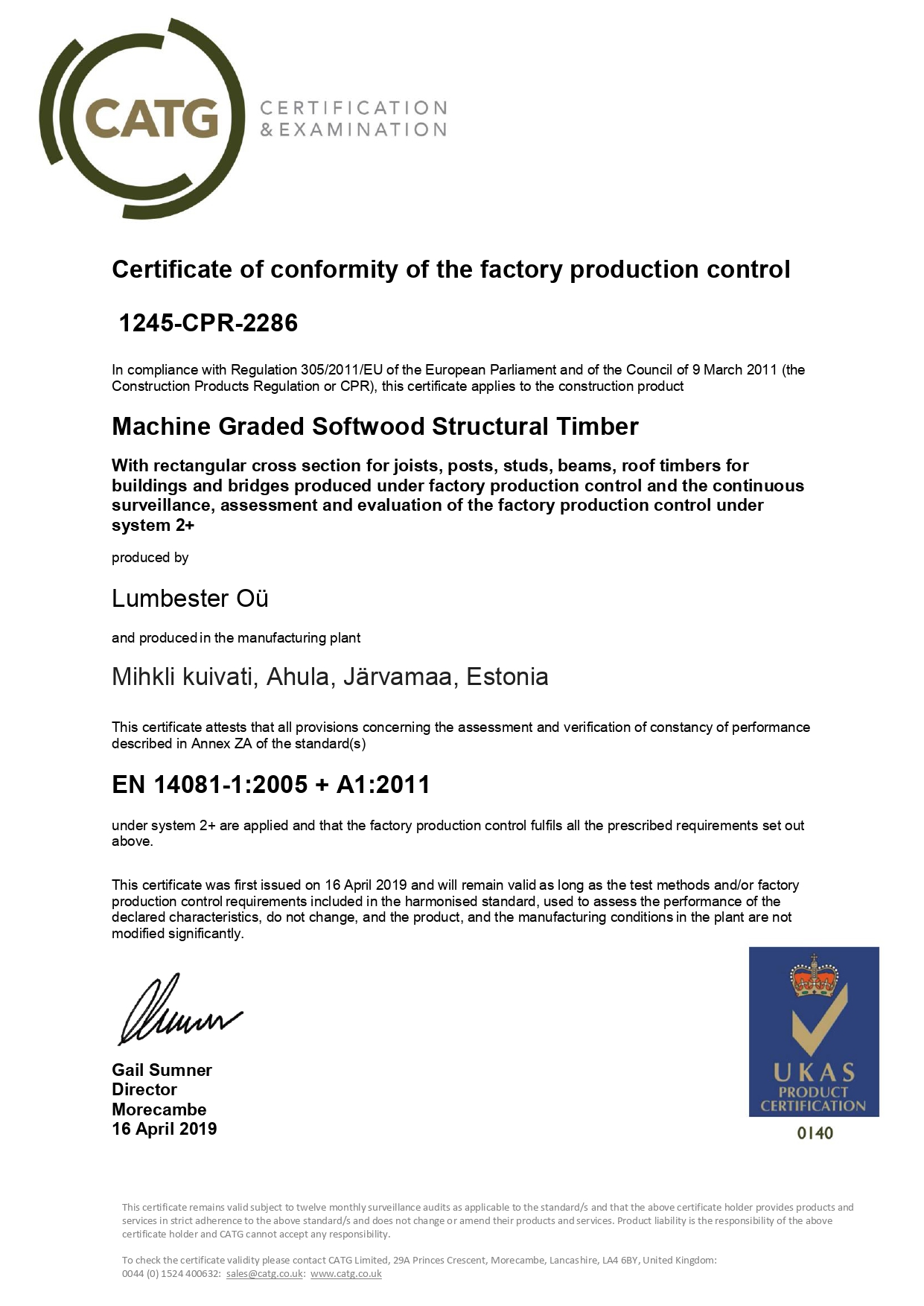 Lumbester — Worldwide operating Estonian company